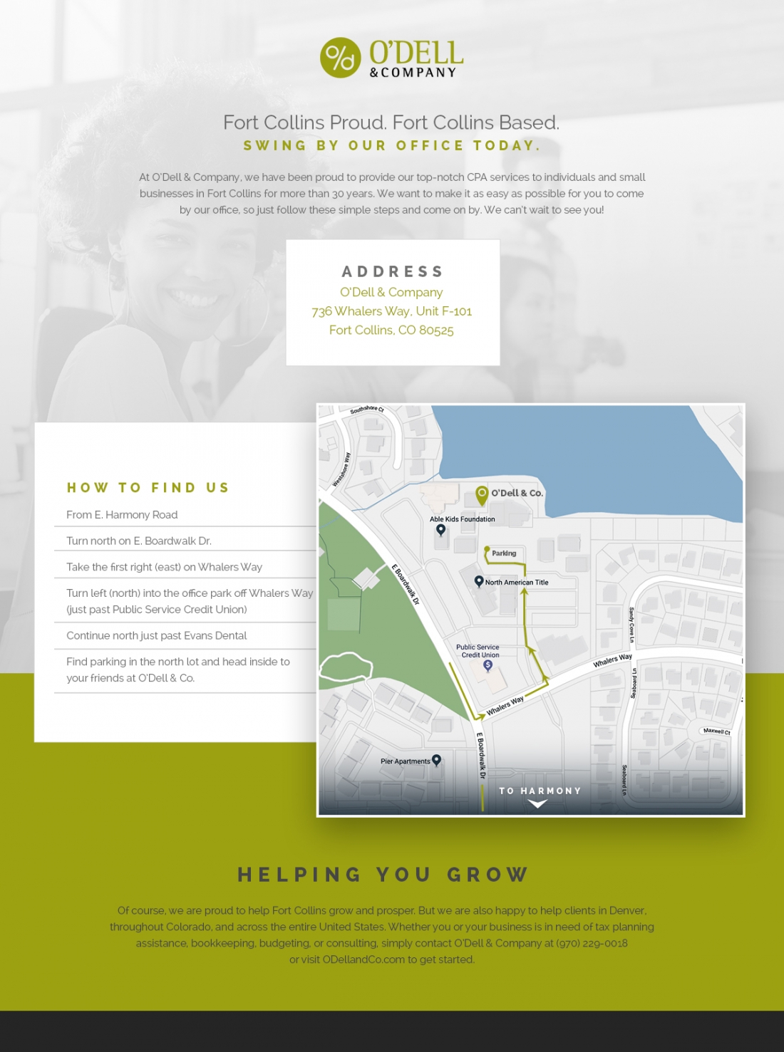 Contact Us - Fort Collins CPA Tax Planning Made Simple | O’Dell & Co.